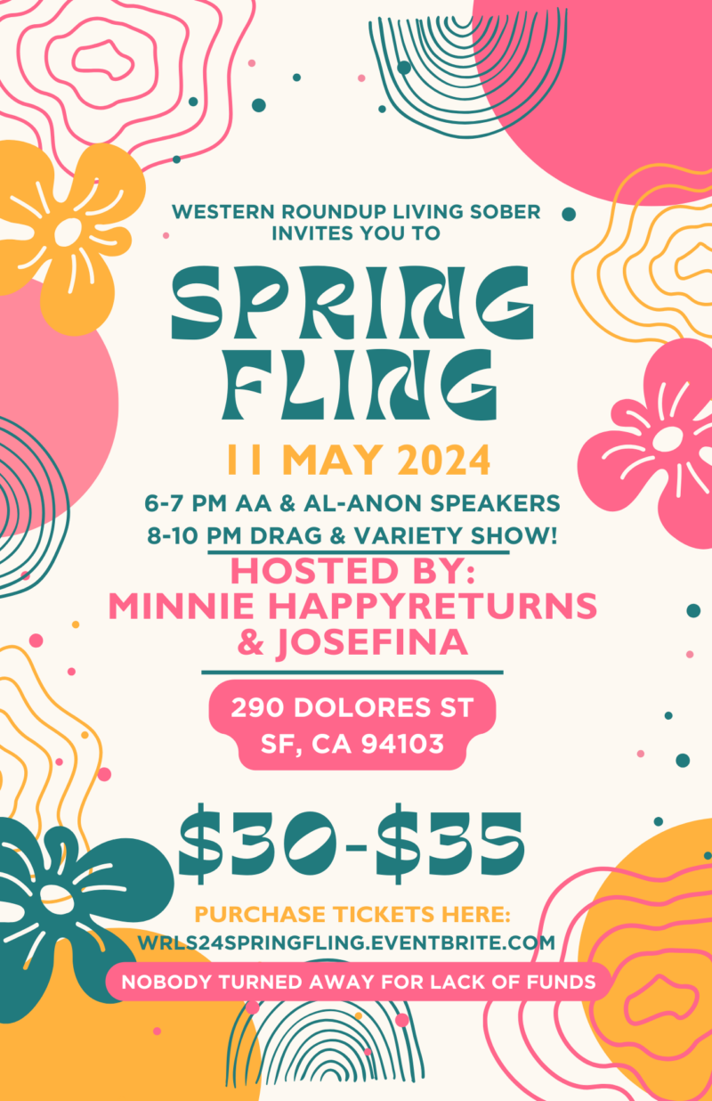 Western Round Living Sober Spring Fling - San Francisco and Marin ...