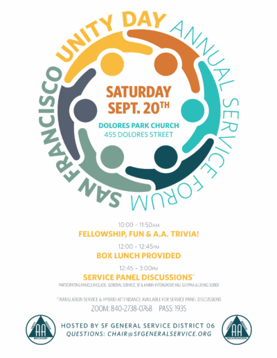SF Unity Day 2025 (Hybrid) - San Francisco and Marin Intergroup ...